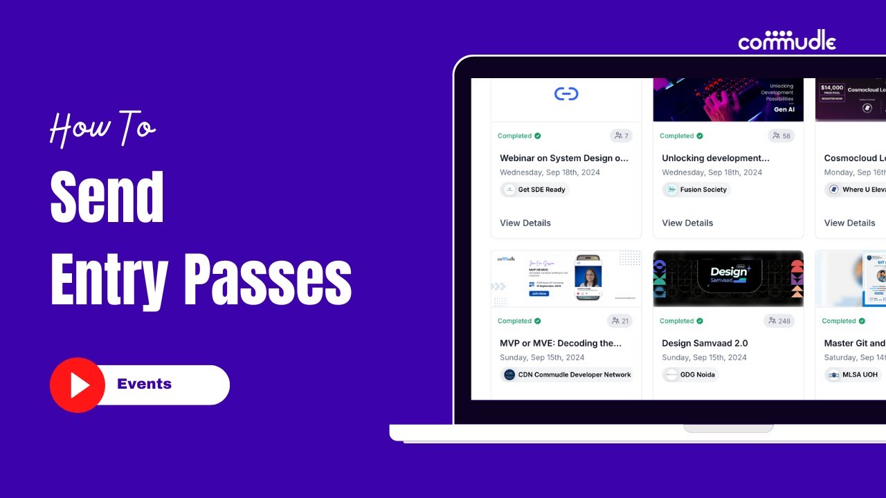 14. Event - How to send entry passes to confirmed attendees - YouTube