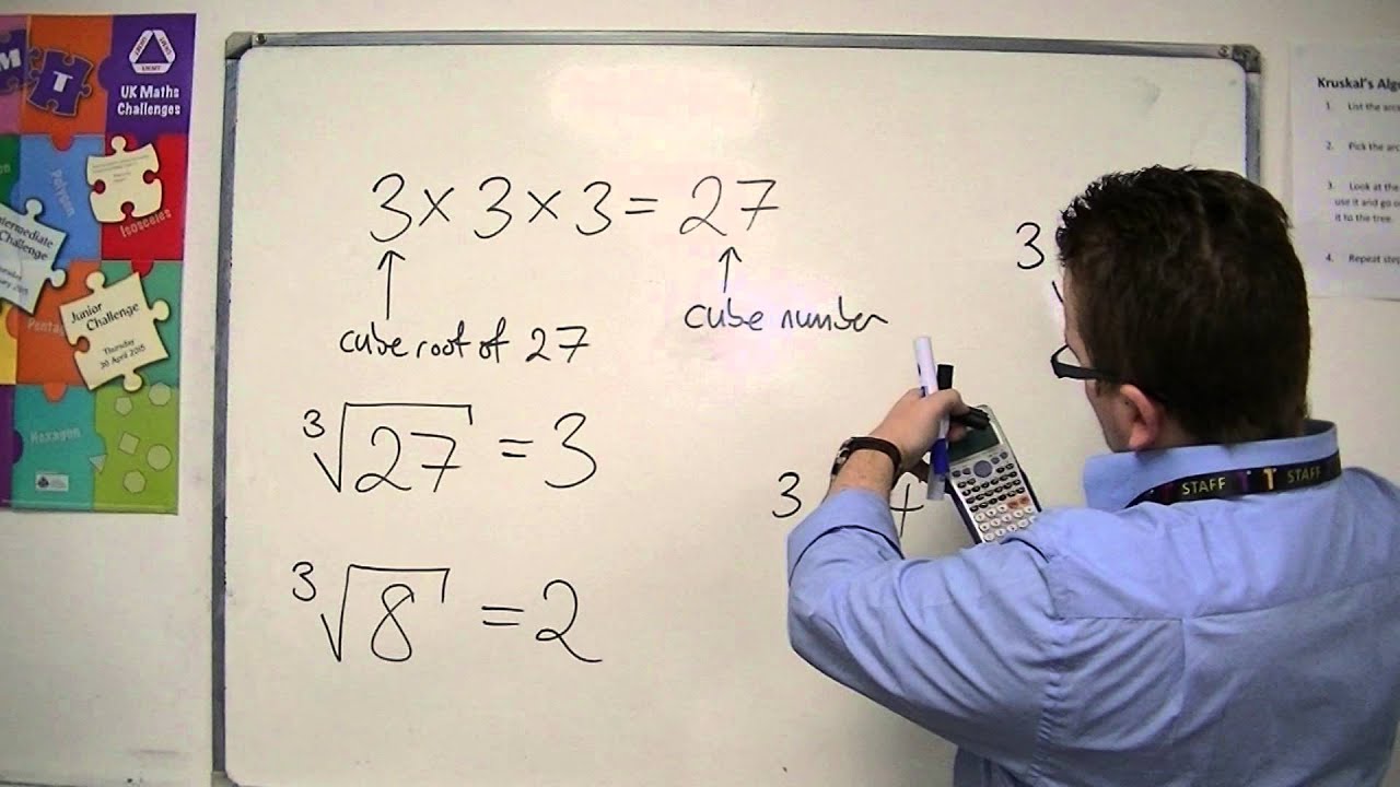 Gcse Maths From Scratch 4 09b Cube Roots Youtube