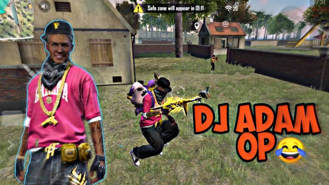 DJ ADAM WITH SEASON 2 ELITE PASS OVERPOWERED GAMEPLAY 😂!! FREE FIRE ...