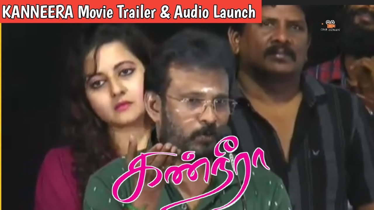 Director Perarasu Speech at Kanneera Movie Trailer Launch - YouTube