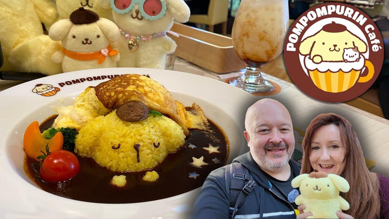 A Kawaii Afternoon Lunch at the POMPOMPURIN CAFE in Harajuku Tokyo ...