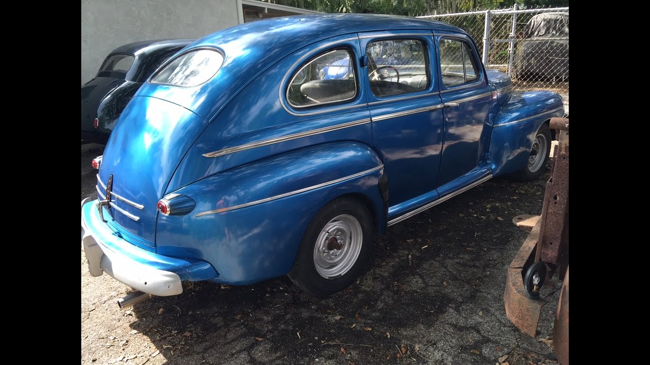 1946 Ford Custom Deluxe 4 Sale - YouTube