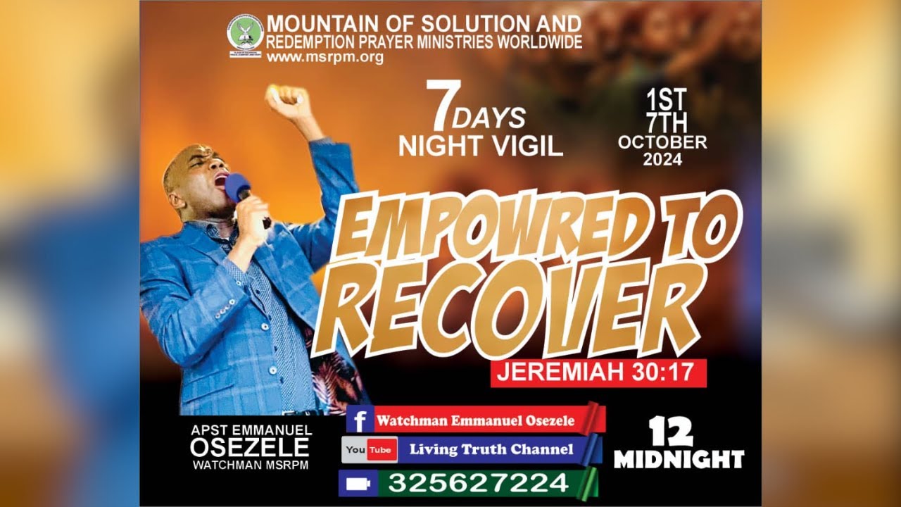 MSRPM 7 DAYS NIGHT VIGIL, DAY 1, 12 AM CET 02.10.2024 - YouTube