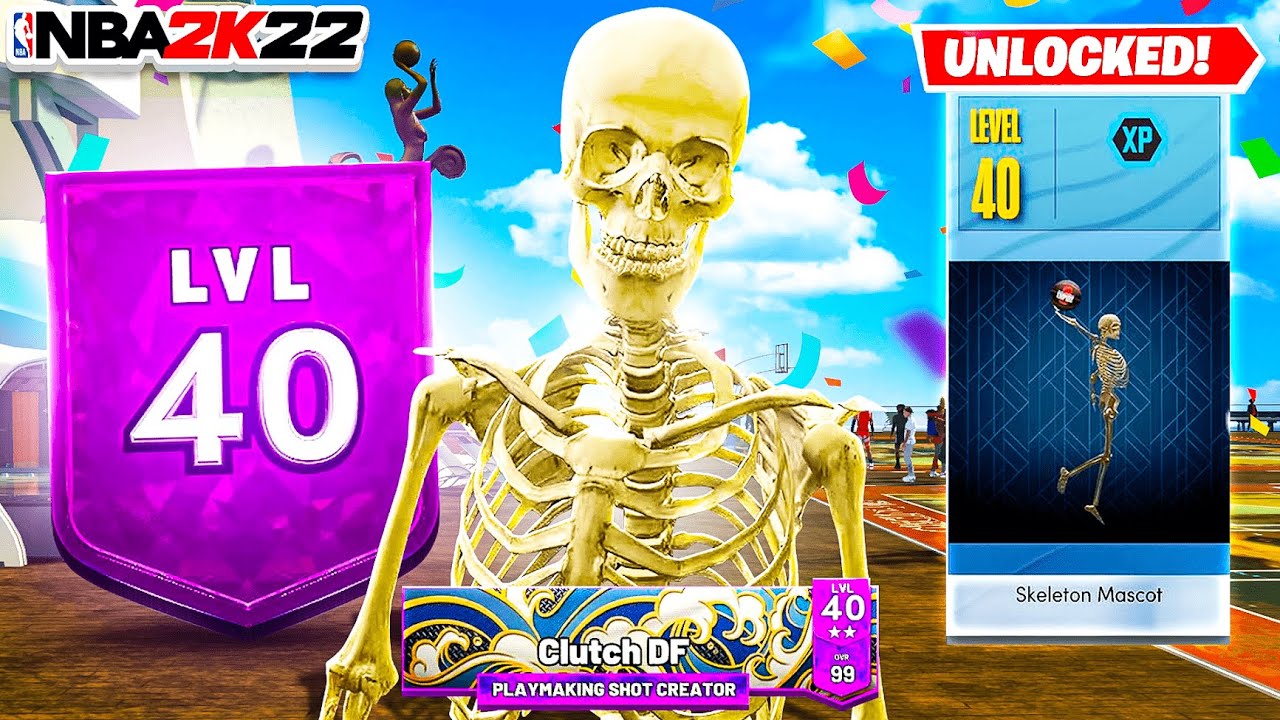 I HIT LEVEL 40 AND UNLOCKED THE *NEW* SKELETON MASCOT AFTER 24 HOURS ON ...