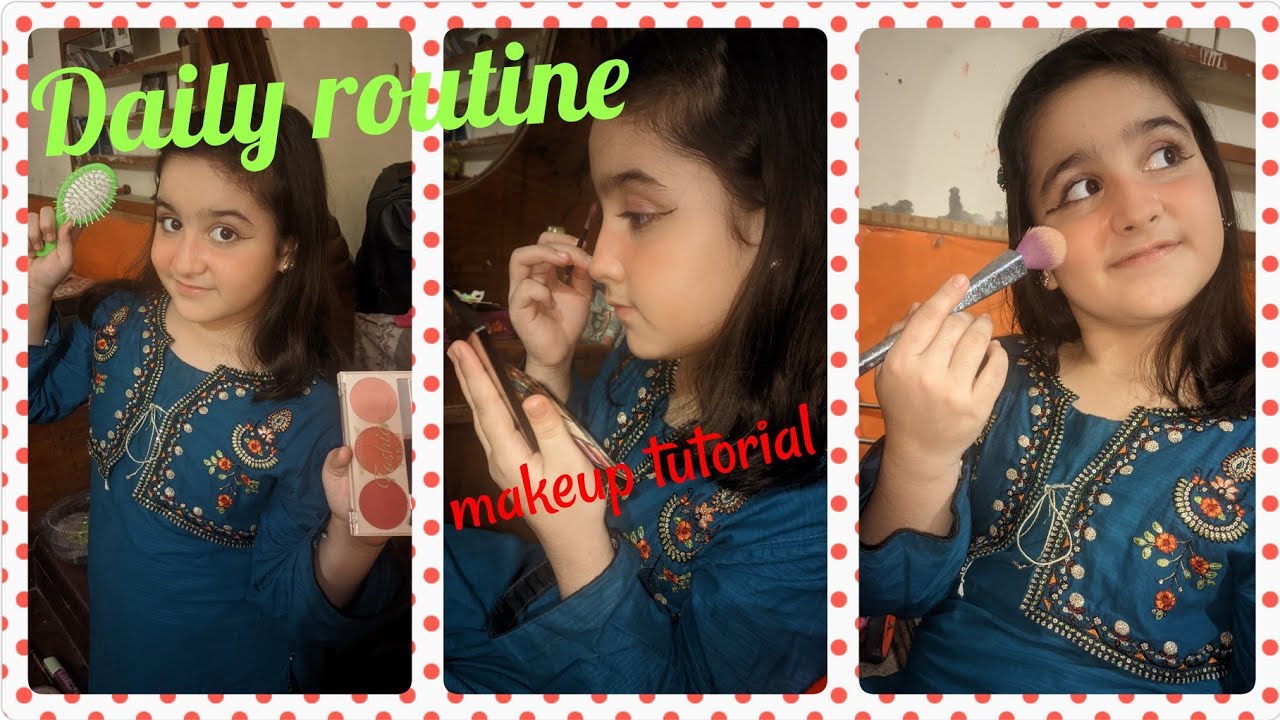 daily routine makeup tutorial 🥰 - YouTube