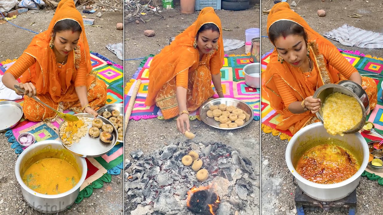 Rajasthani Dal bati recipe - Dal baati Churma #dalbati #rajasthani ...