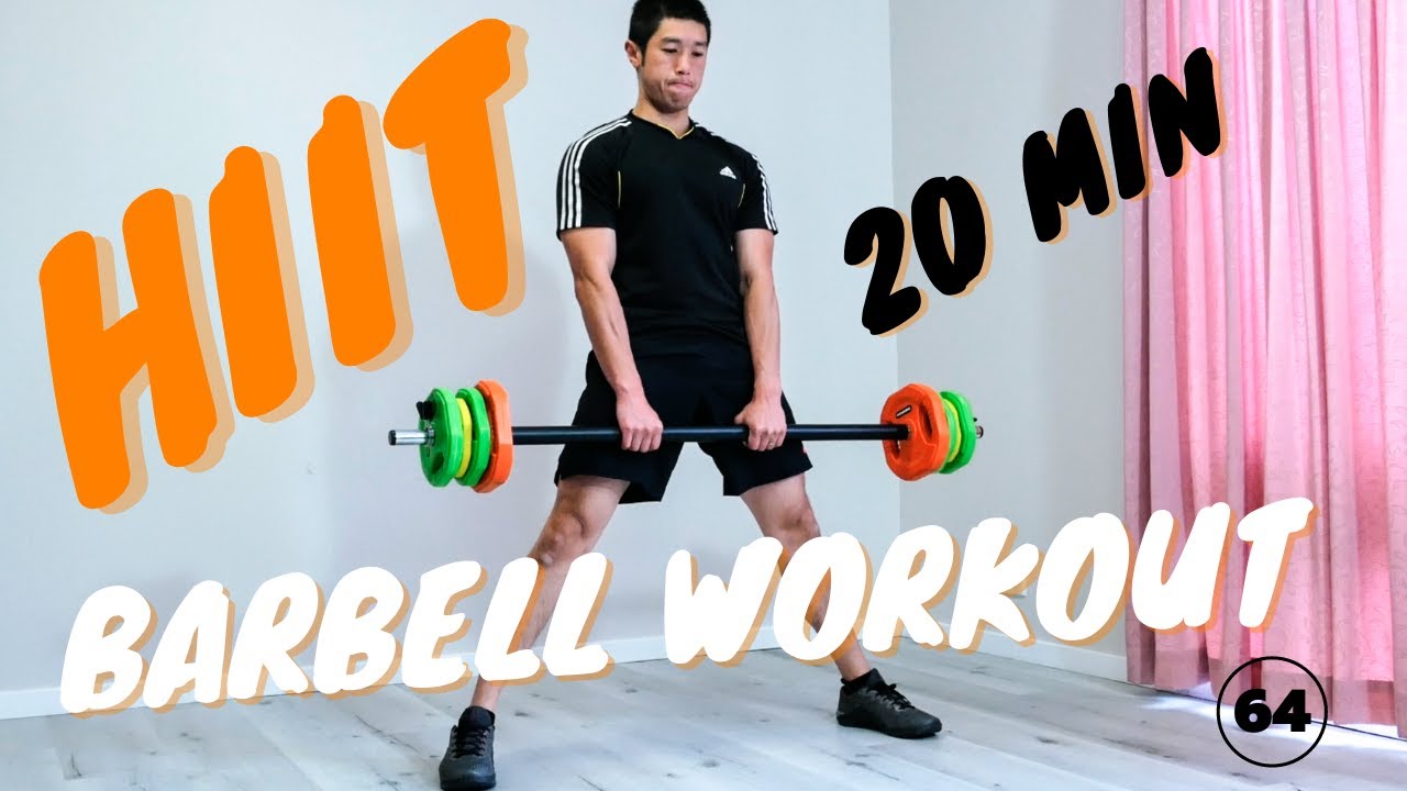 Full Body Barbell workout HIIT 20 MIN - YouTube