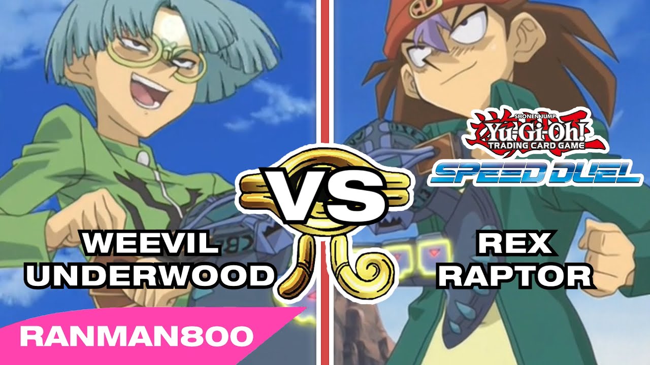 Weevil Takes on Rex Raptor in Epic Speed Duel Showdown! - YouTube