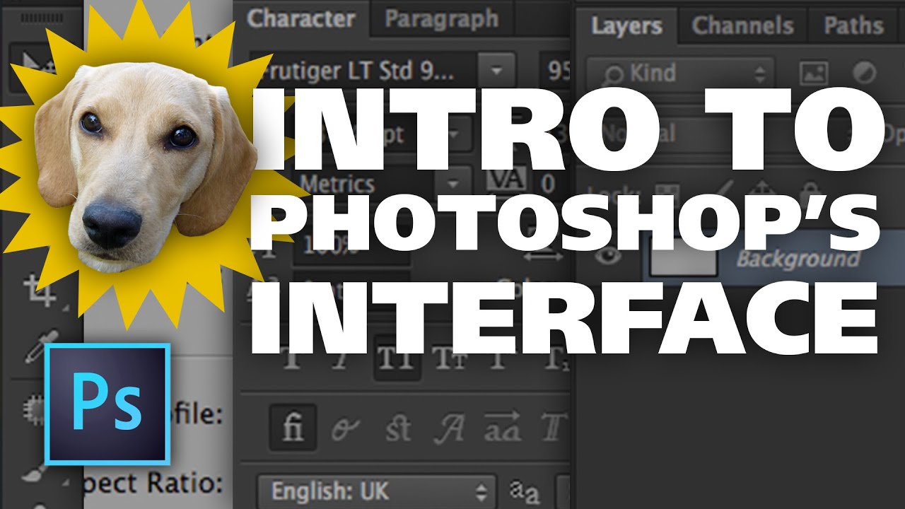 Photoshop: Intro to The Interface - YouTube
