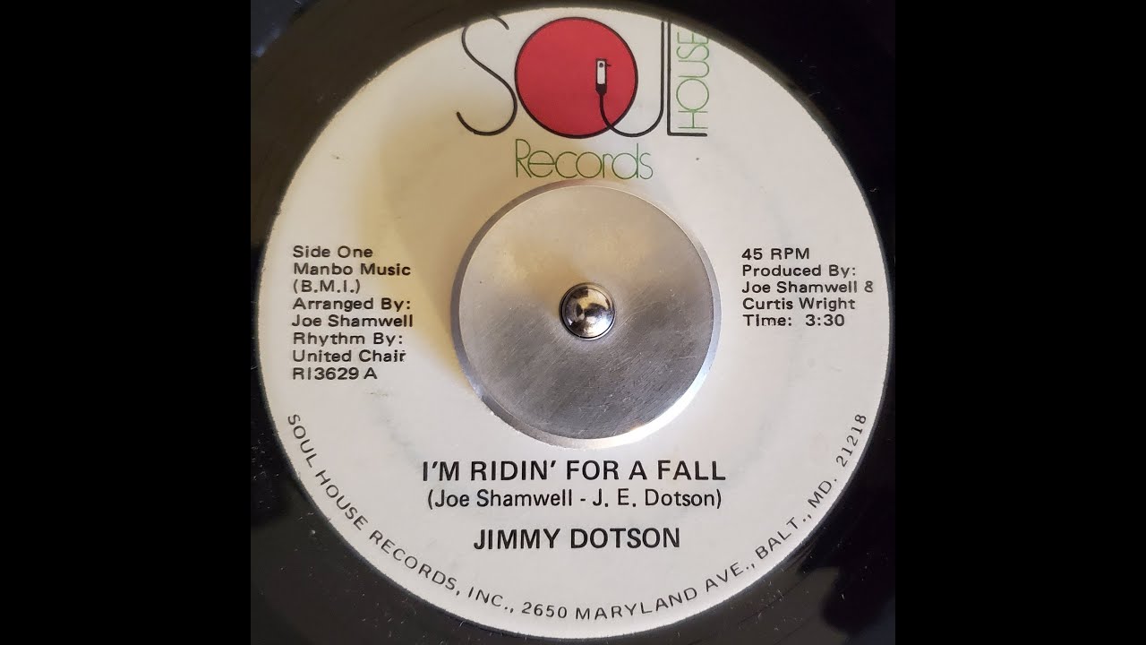 Jimmy Dotson - I'm Ridin' For A Fall - YouTube