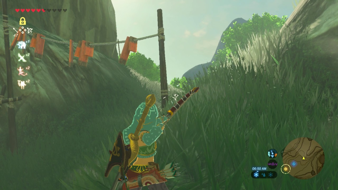 ZELDA BOTW: Shoothing the BLUE RABBIT! - YouTube