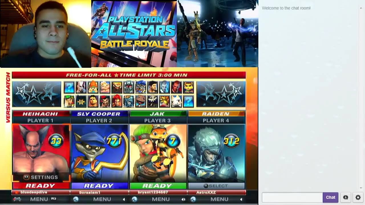 PSASBR Livestream - Friends Title Fight! (Commentary) (PS3) (HD) - YouTube