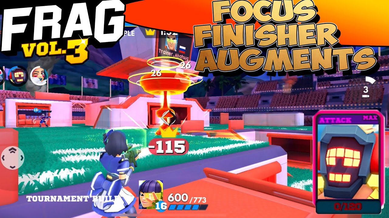 FRAG Pro Shooter Vol.3 - Gameplay Walkthrough part 3 - Augments focus and finisher🔥(iOS,Android ...