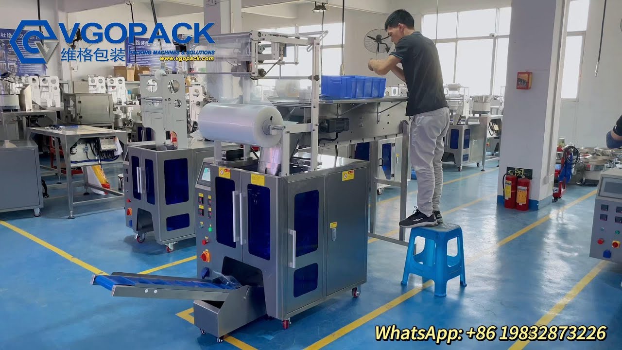 VGOPACK | Semi-Automatic Packing Machine with Buckets, Model 520 Packing Machine - YouTube