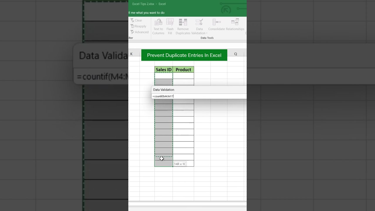 Prevent Duplicate Entry In Excel No One Will Tell You This Trick Prevent Duplicate Entry In Excel No One Will Tell You This Trick