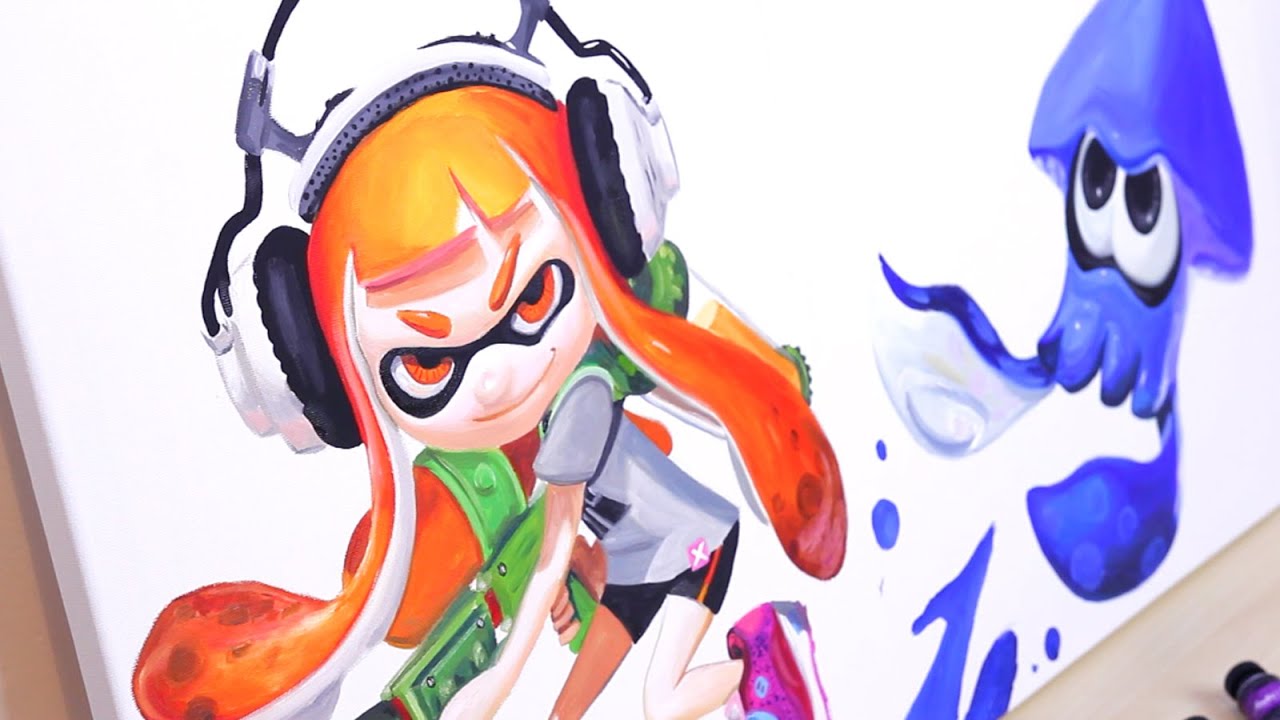 Splatoon Painting!! - YouTube