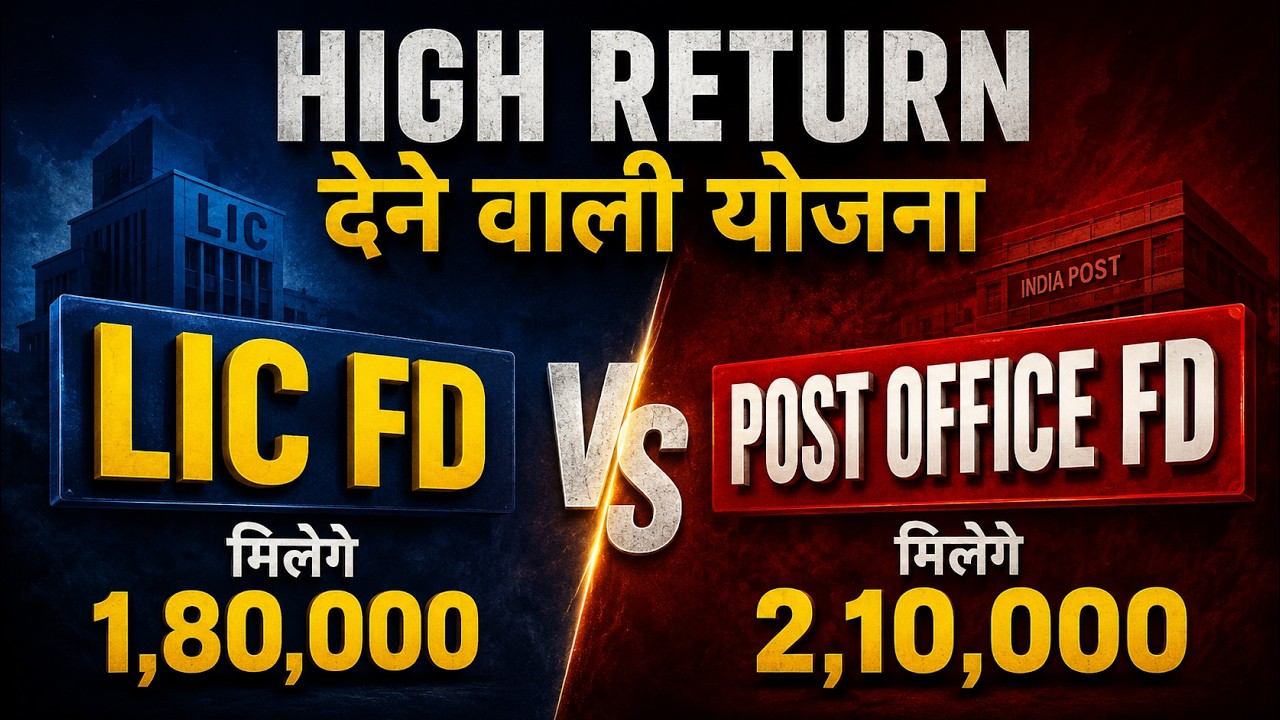 LIC FD vs Post Office FD | यह कोई नहीं बताएगा - YouTube
