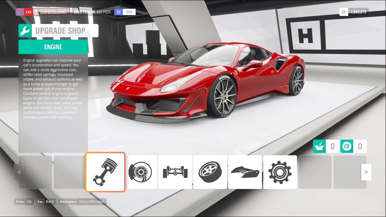 Forza horizon 4 - Ferrari 588 Pista - tuning and top speed !!! - YouTube