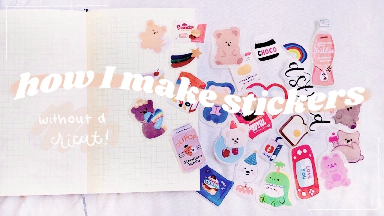 How To Make Stickers Without A Cricut YouTube How To Make Stickers Without A Cricut YouTube