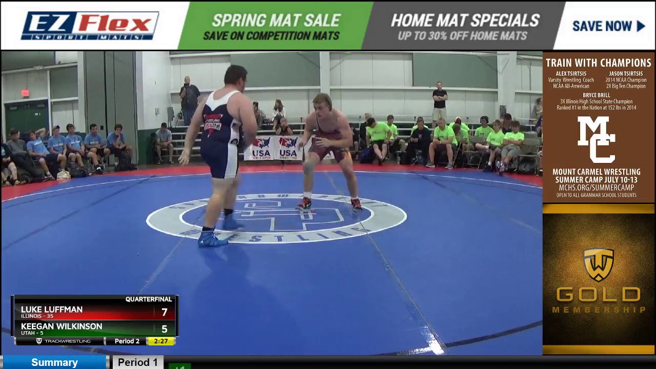 285 Luke Luffman Illinois vs Keegan Wilkinson Utah 8387631104 - YouTube