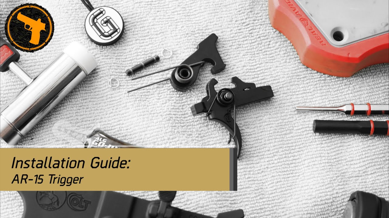 How to install an AR-15 Trigger tutorial - YouTube