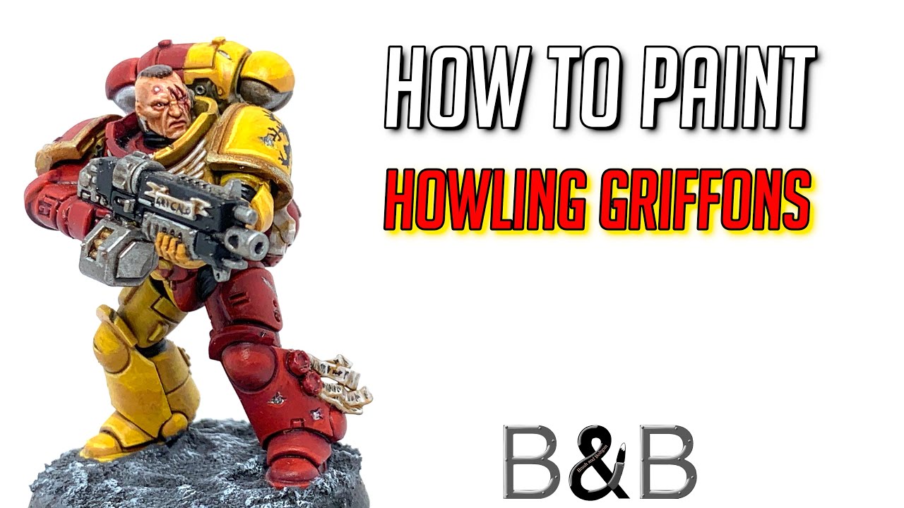 How to paint Howling Griffons - YouTube
