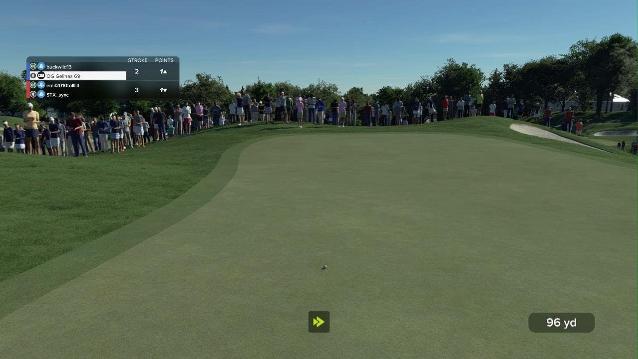 PGA TOUR 2K23 What a putt part 16 - YouTube