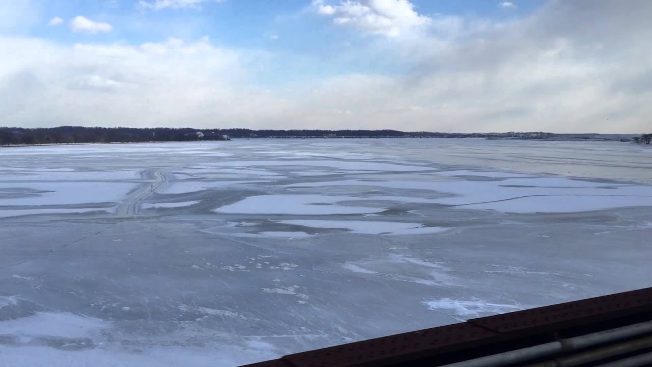 Potomac River Frozen - YouTube