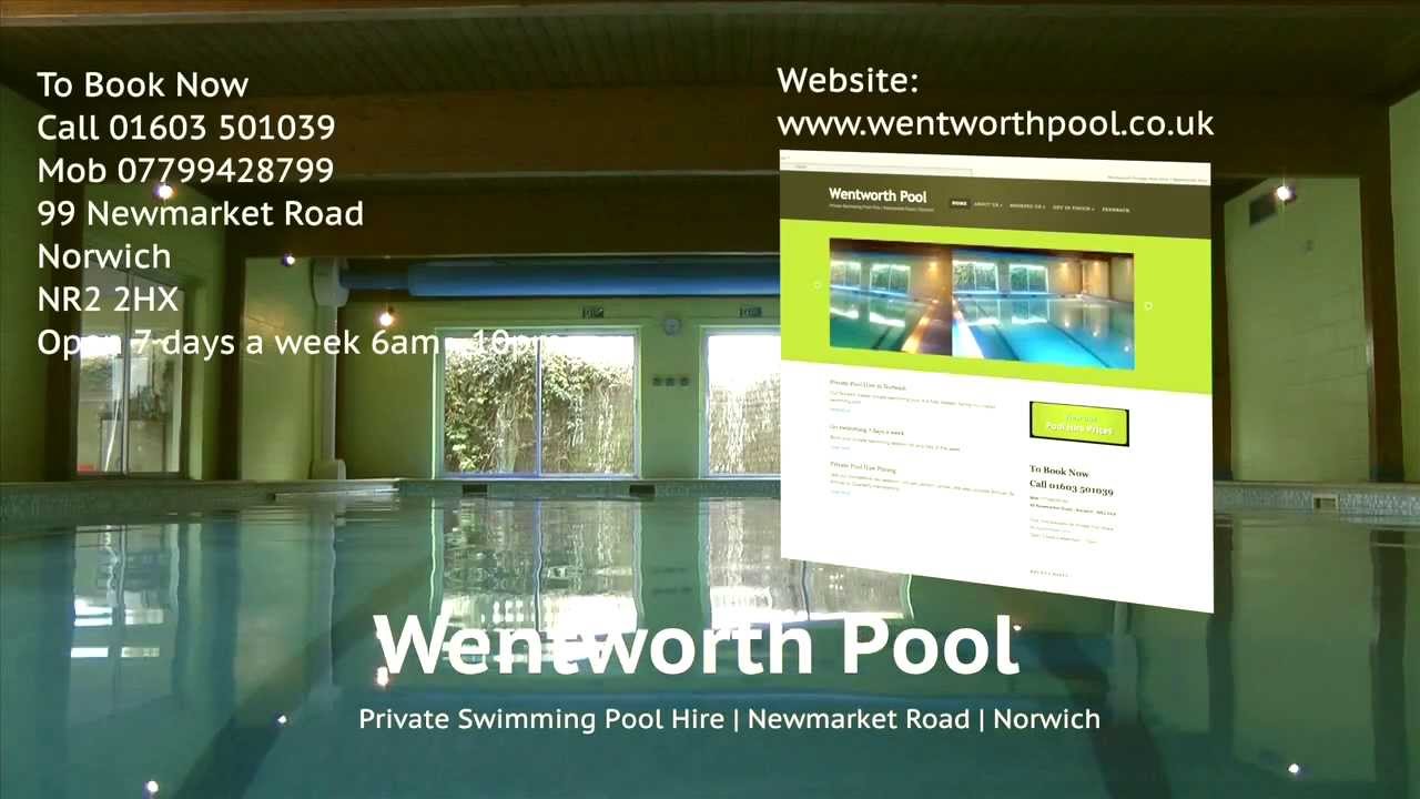 Wentworth Pool fully heated, private hire indoor swimming pool in ...
