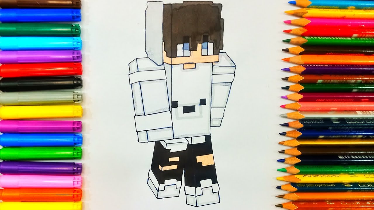 Its UfiD Minecraft Skin Drawing 😍 - YouTube
