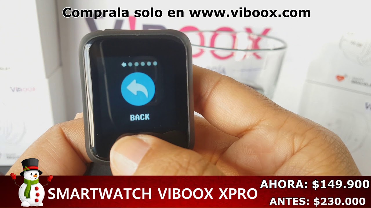 smartwatch viboox xpro - YouTube