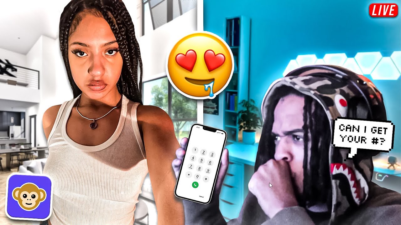 FINDING BADDIES ON THE MONKEY APP PAST MIDNIGHT 😈 - YouTube
