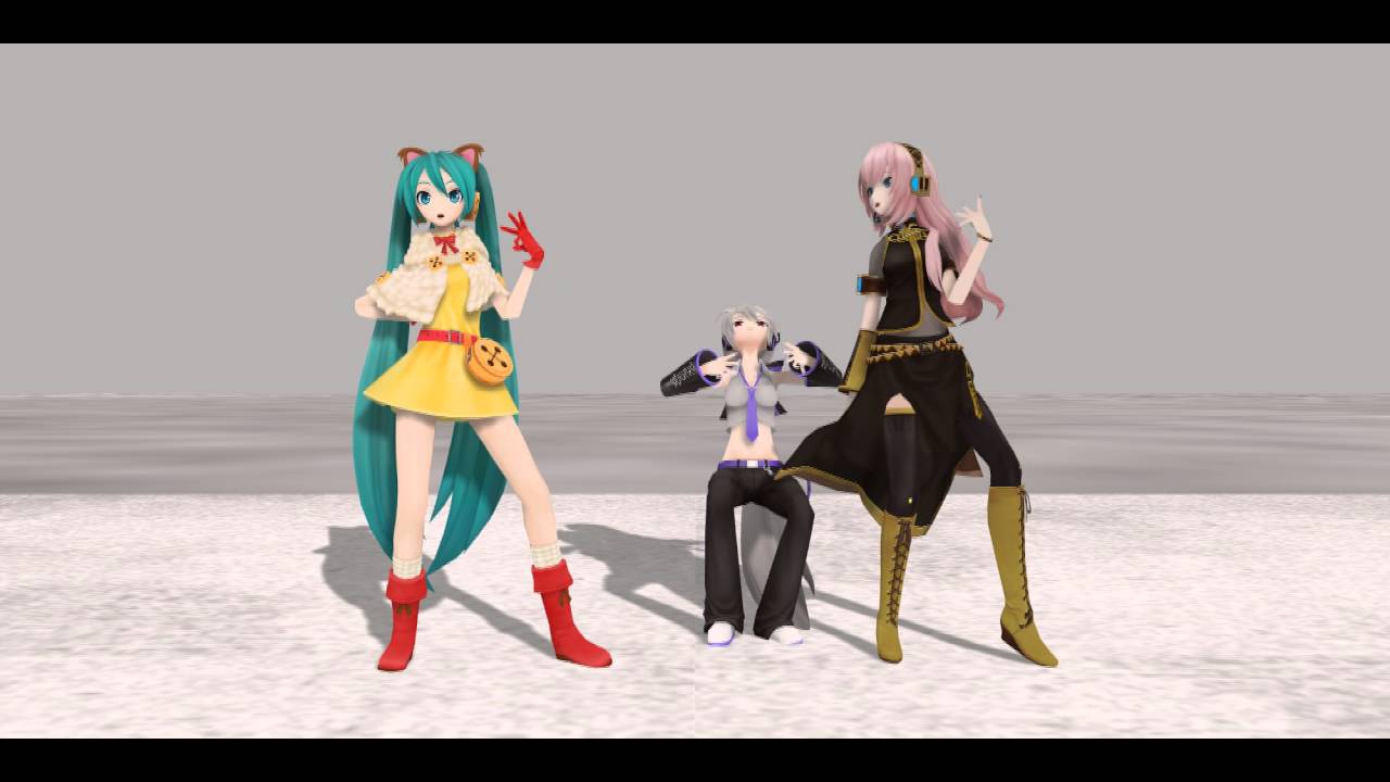 【MMD】 PDF 2nd Neko Cape Miku/Default Luka - YouTube