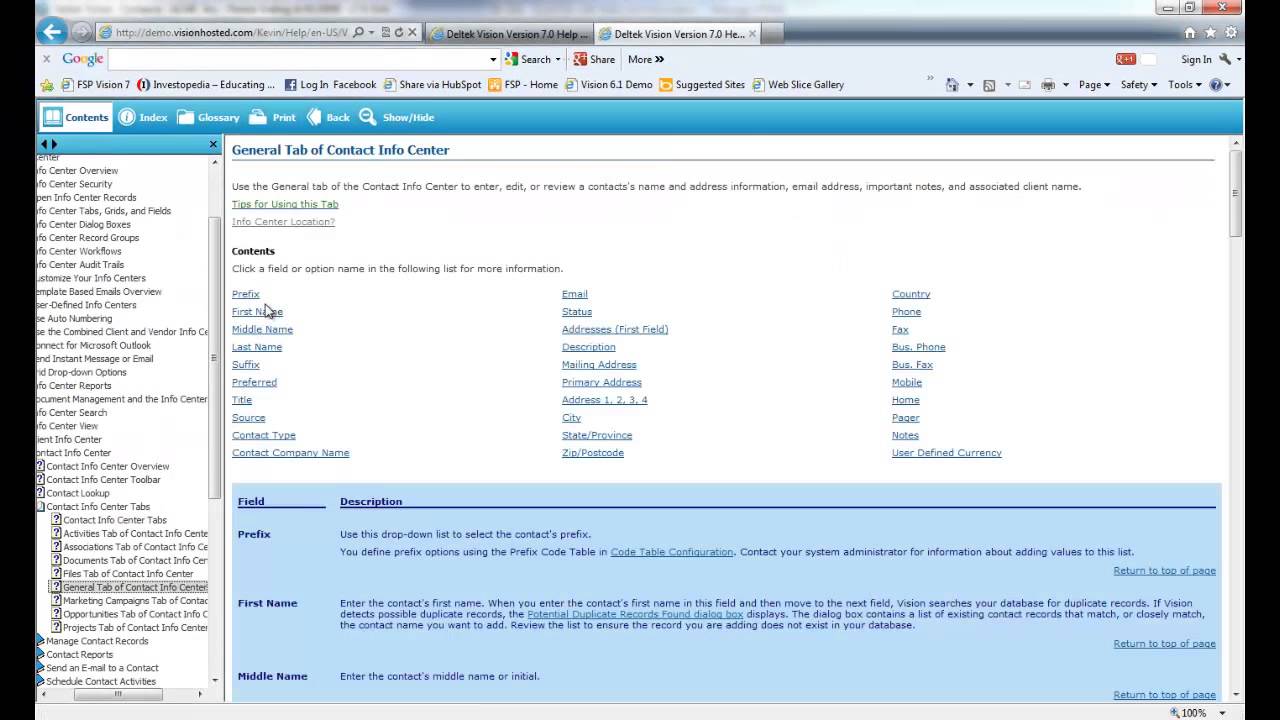 Deltek Vision How-To: Working Efficiently Across Info Centers in Deltek ...