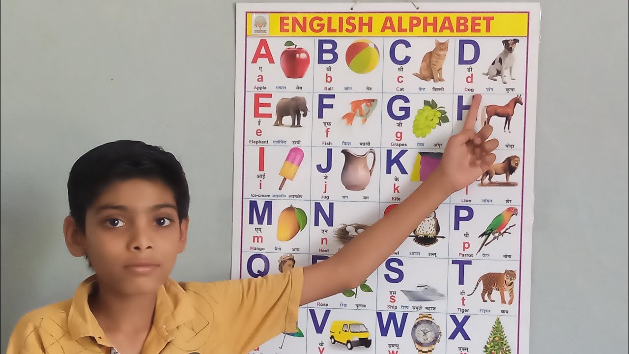 abcd || abcd kids song || baccho ko abcd kaise padaye || kids online ...