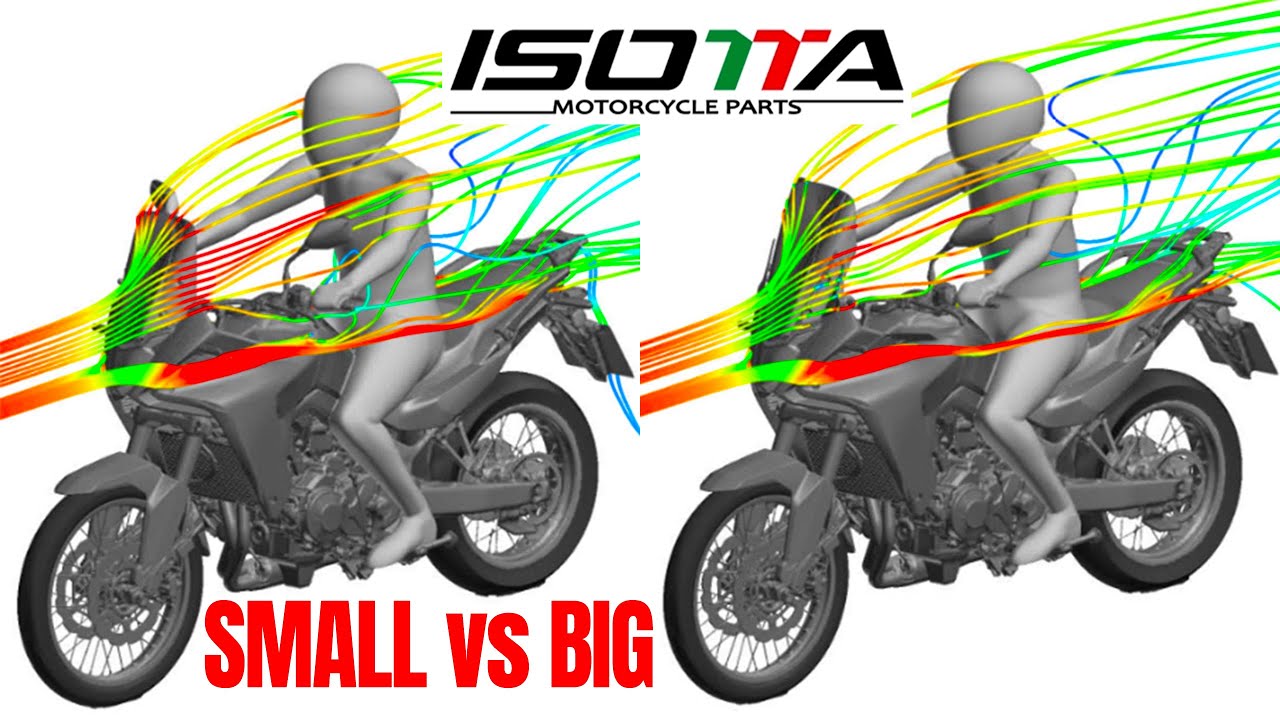 Motorcycle Windshields: Small vs Big - Isotta Accessories for the Honda ...