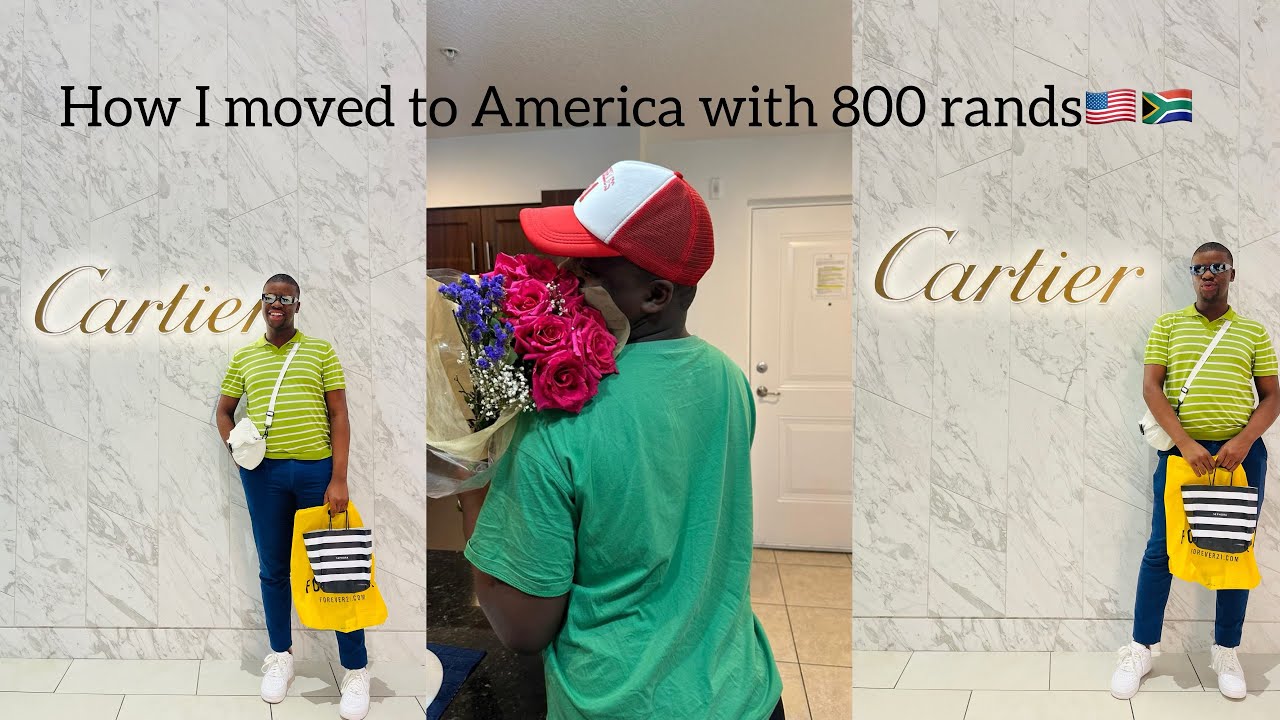 Story time: how I moved to America 🇺🇸🇿🇦with 800 rands in my bank! How I ...