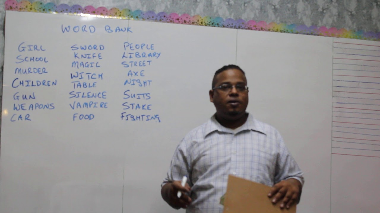 Using a Word Bank - YouTube