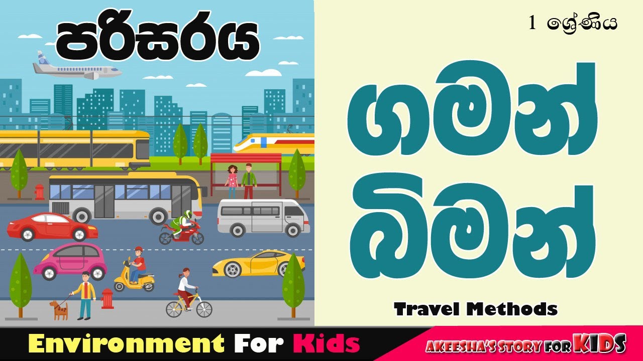 1-2 ශ්‍රේණි පරිසරය ගමන්බිමන්|Parisaraya Lessons Sinhala|Grade 1 Lesson ...