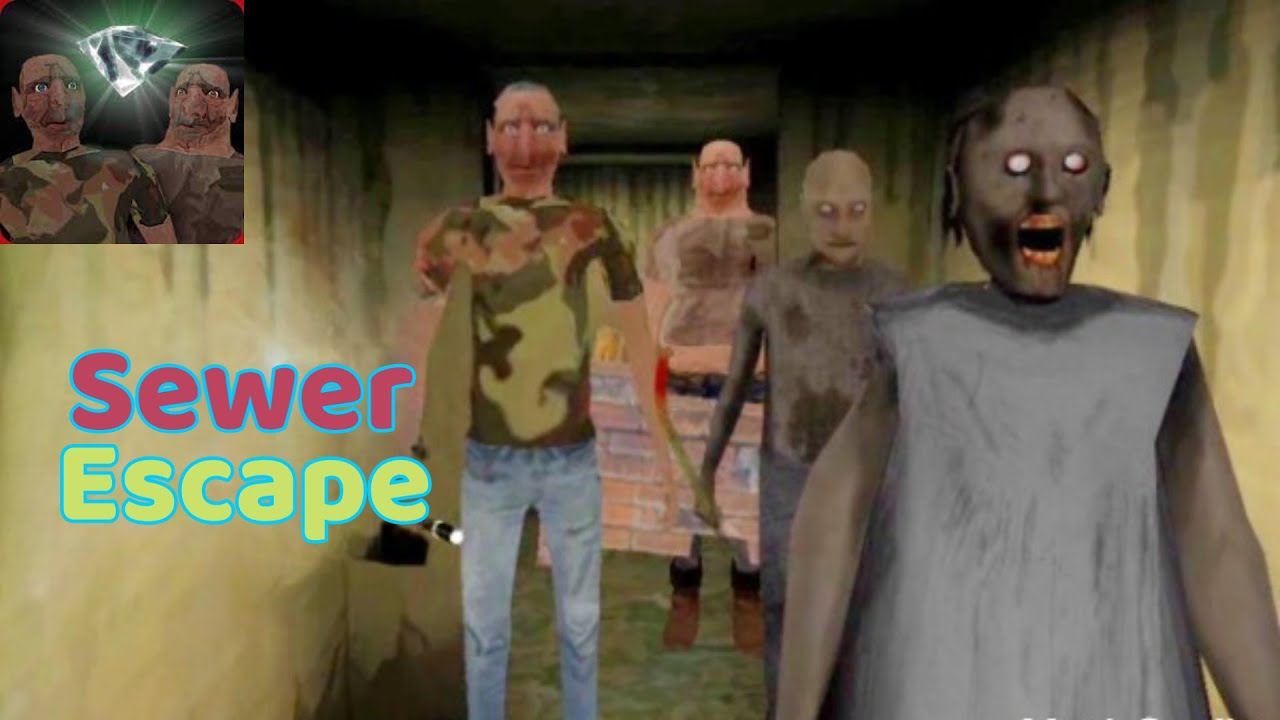 The Twins PC Version Sewer Escape With Grandpa And Granny Full Gameplay ...