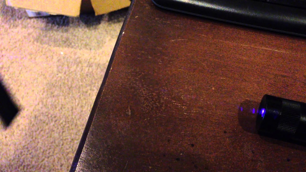 5mW Purple/Violet Laser Lighting Matches & Cutting Tape - YouTube
