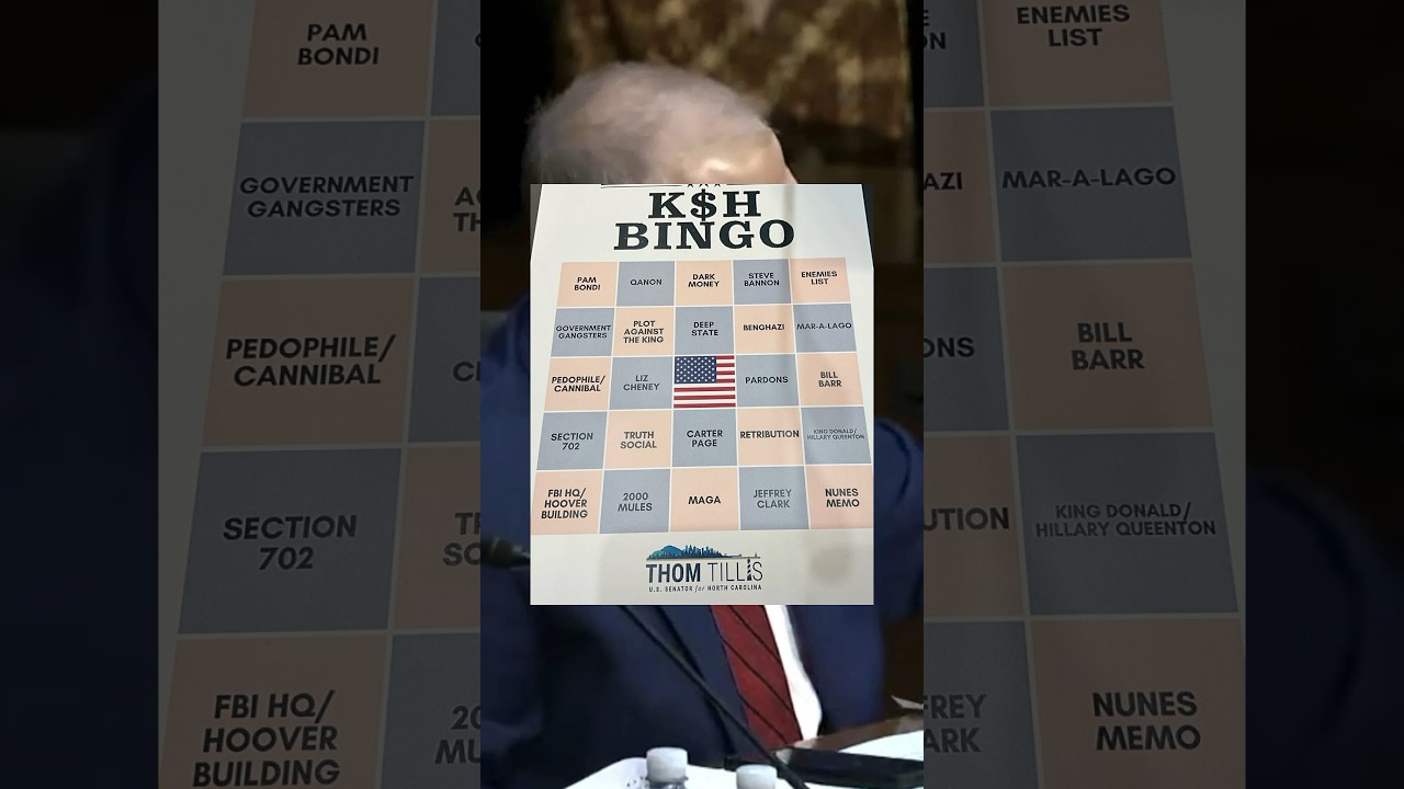 Raise your hand if you’re playing “K$H Bingo” during Kash Patel’s FBI ...