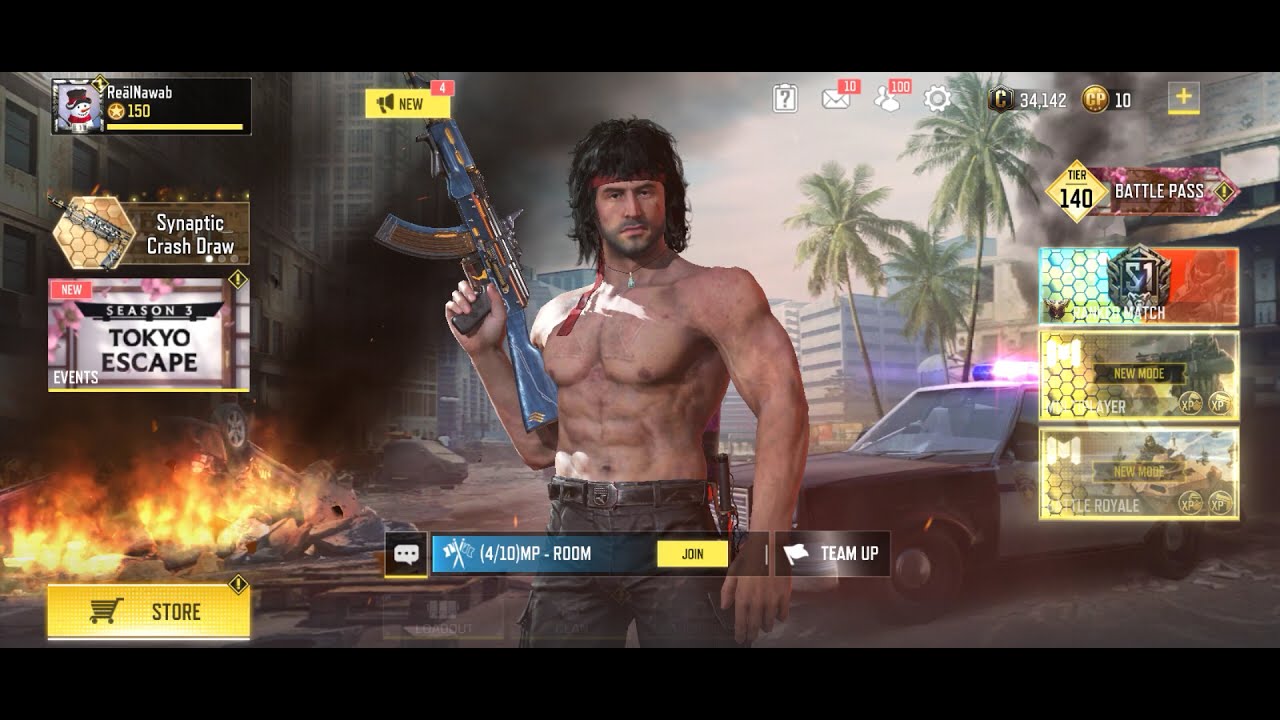 *NEW* RAMBO CHARACTER!! 😍😍| COD MOBILE - YouTube