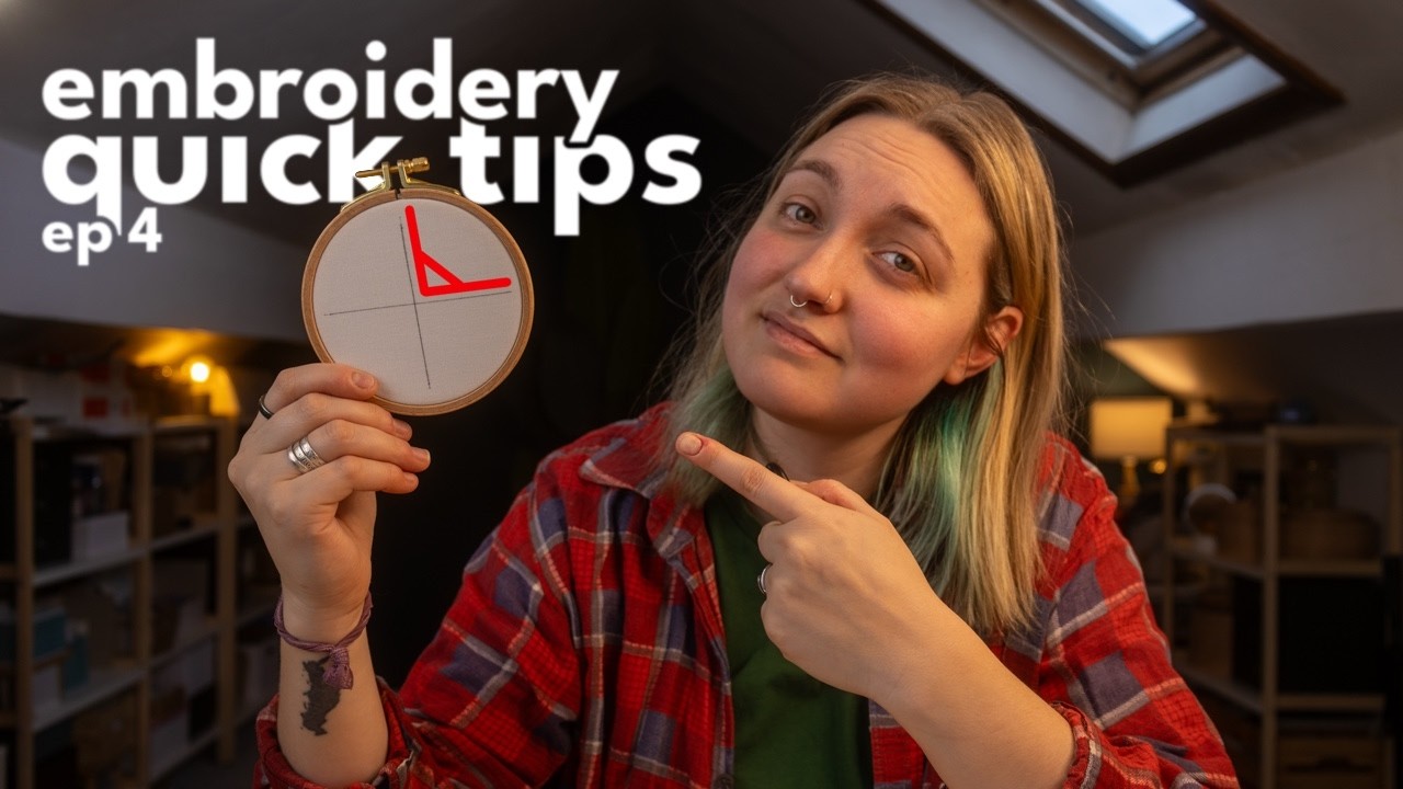 Stretch Fabric in an Embroidery Hoop the Right Way - YouTube