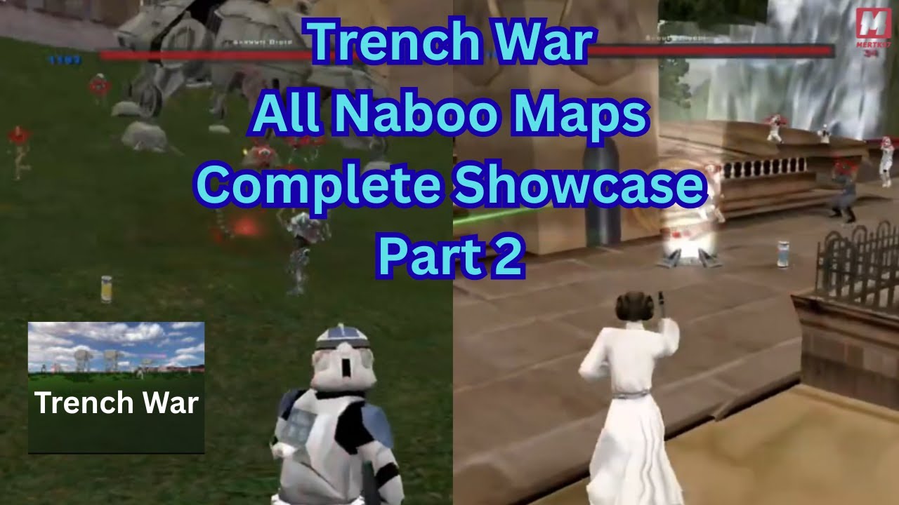 First Time Battlefront 2 Mods! Trench War All Naboo Maps Complete ...