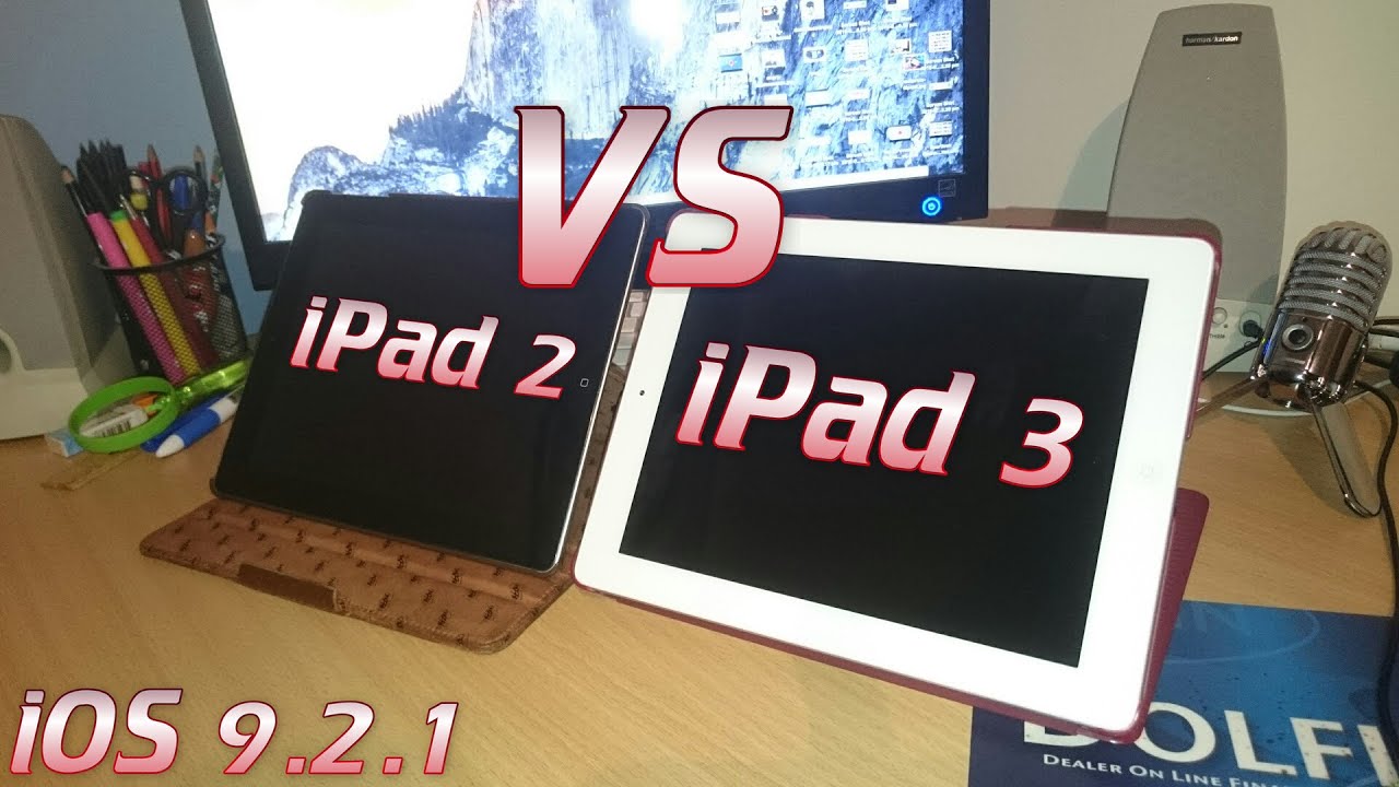 iPad 2 V S iPad 3 (iOS 9.2.1) - YouTube