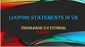 Visual Basic tutorial for beginners 2020|Conditional & Looping ...
