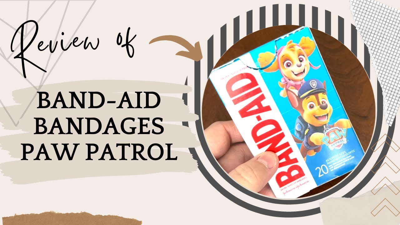 PAW Patrol Band-Aid Bandages: A Review of the Popular Kids' Bandages ...