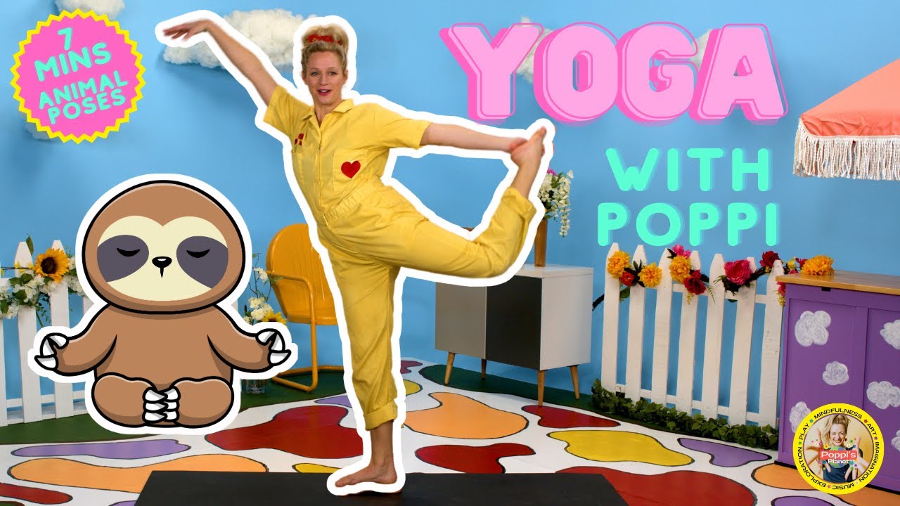 Animal Poses | Yoga with Poppi At Home Yoga Adventure - YouTube