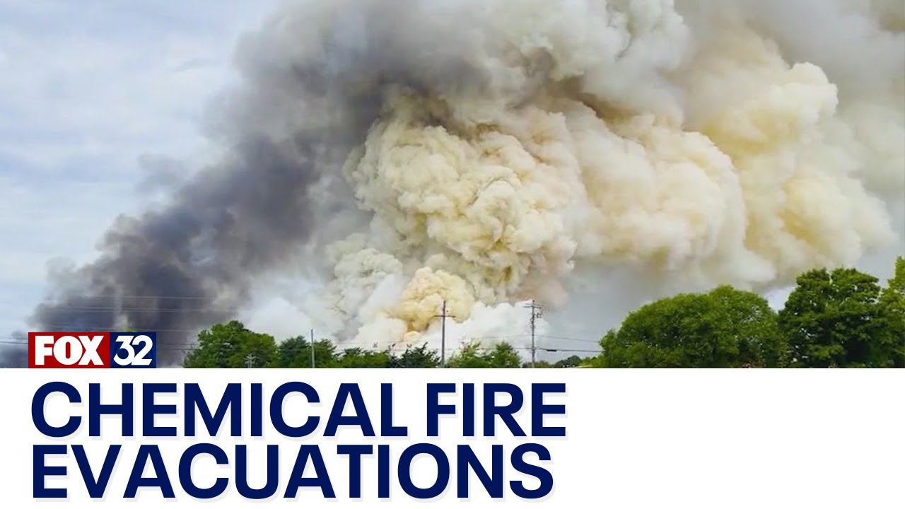 Across America: Chemical fire forces evacuations - YouTube